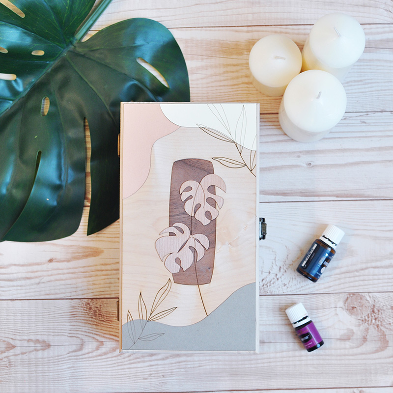 Tropical Series Lifestyle Design | THE MONSTERA Essential Oil Box Large ...