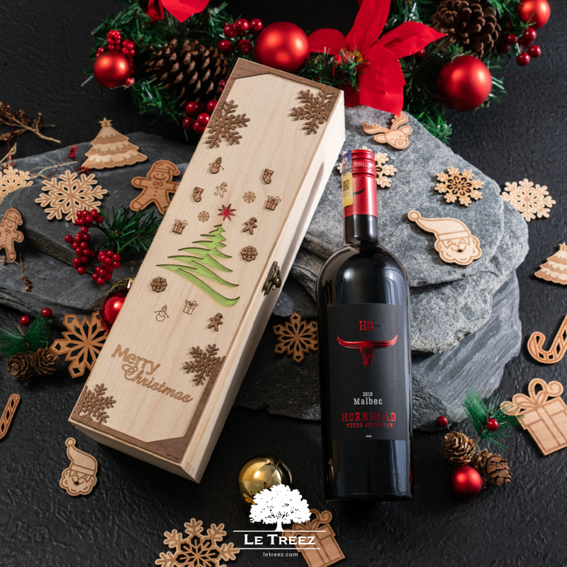 Christmas Wine Box Series | HOLIDAY GREENS | RW08 - Wood Corporate Gift ...